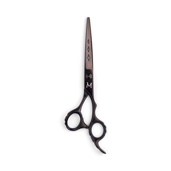 Barber Ergo Diamond Matte Black Shears - Scissor Tech USA